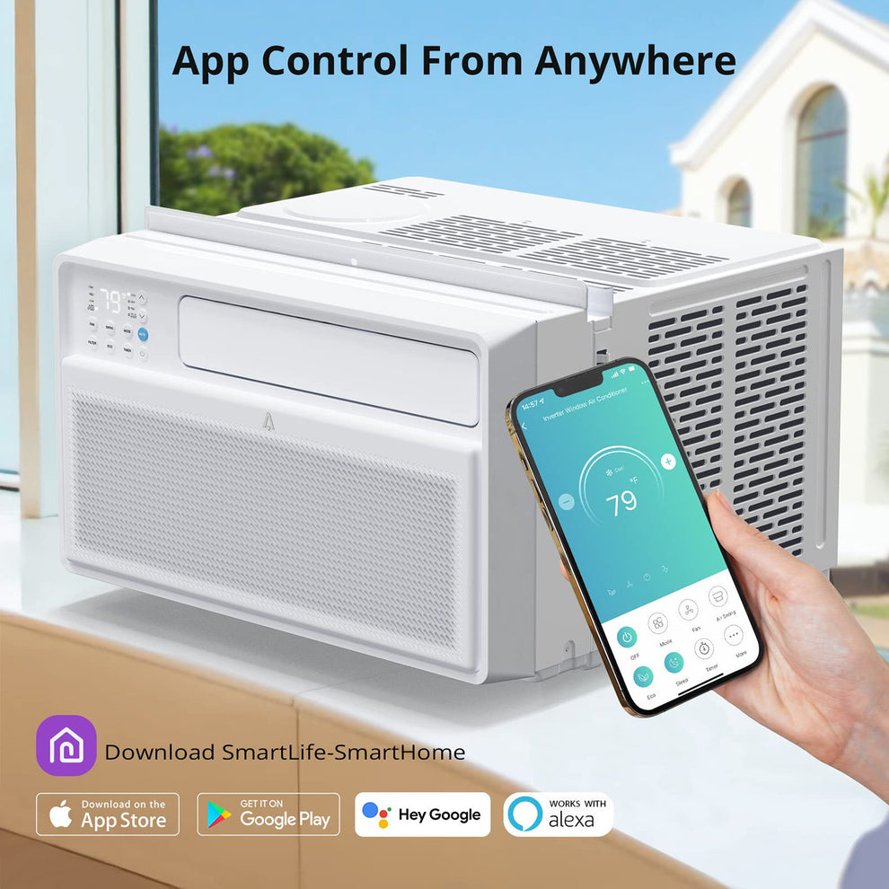 Acekool Air Conditioner CW4 - 8000 BTU Inverter Window Air Conditioner